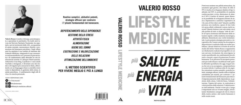 LIFESTYLE MEDICINE, il Nuovo Libro di Valerio Rosso - Valerio Rosso